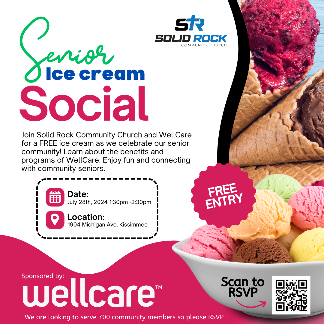 Senior Ice Cream Social | Solid Rock Community