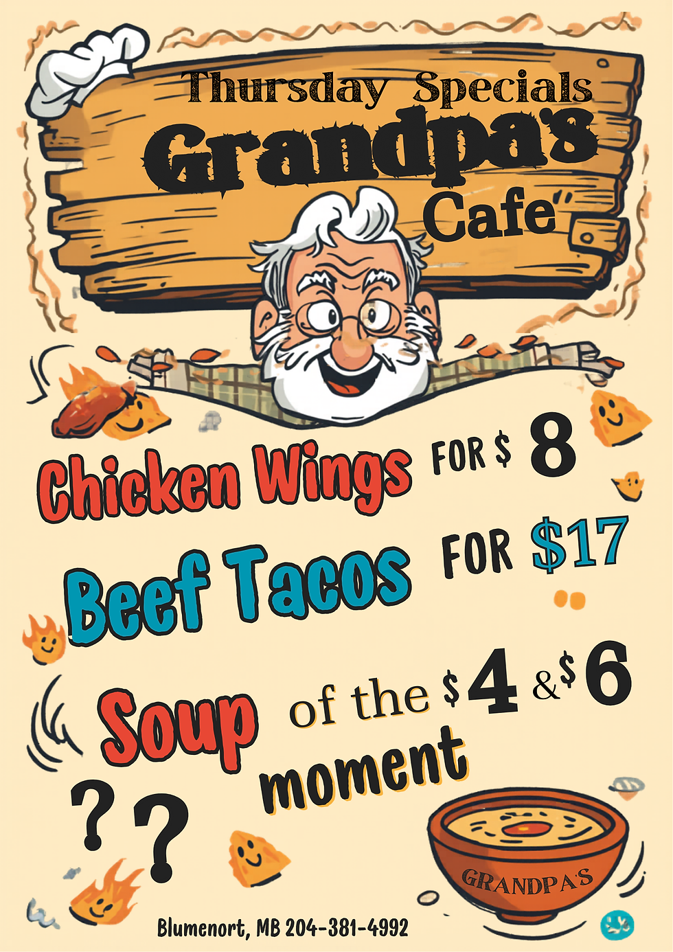 Breakfast, Burgers, Mexican Food | Blumenort, MB