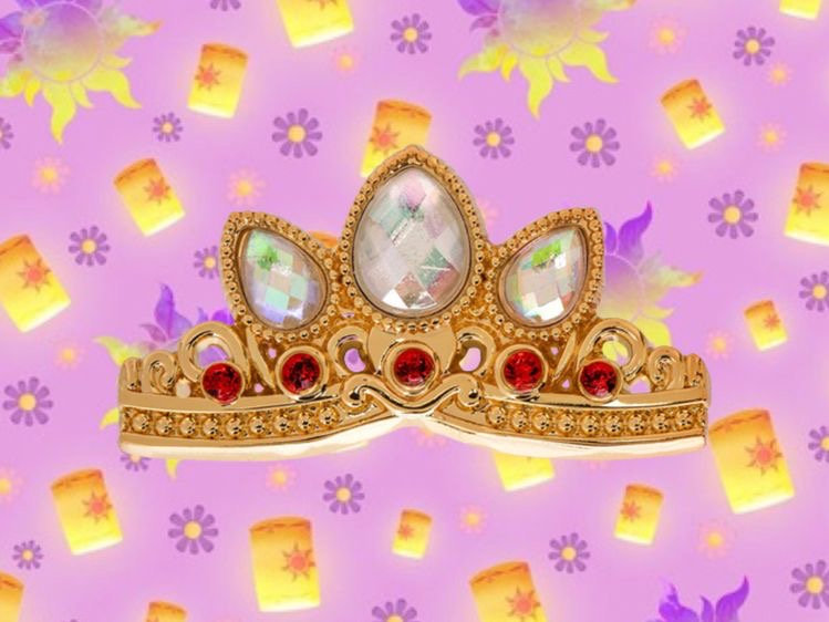 Rapunzel tiara pin