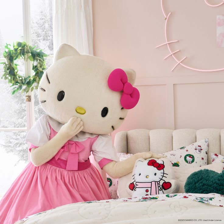 Hello Kitty vibes bedroom