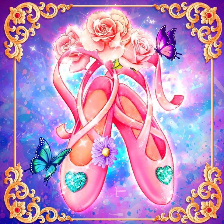 Ballet slippers (Color by Number)