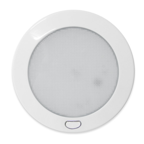 127mm White/Blue LED light with switch | 12Volt Solar Systems