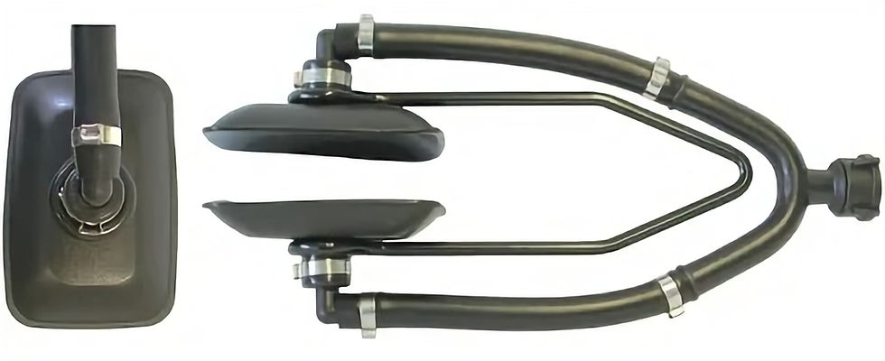 Motor Flush Bunny Ears Deluxe Heavy Duty Square | Boat Buddy