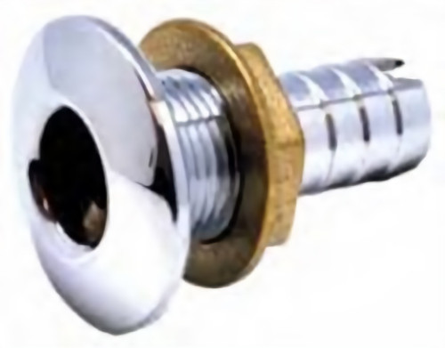 Chrome Plated Thru-hull Connection | Boat Buddy