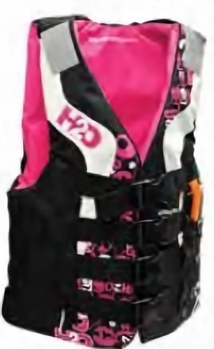 Nylon 4 Buckle life jacket Pink | Boat Buddy