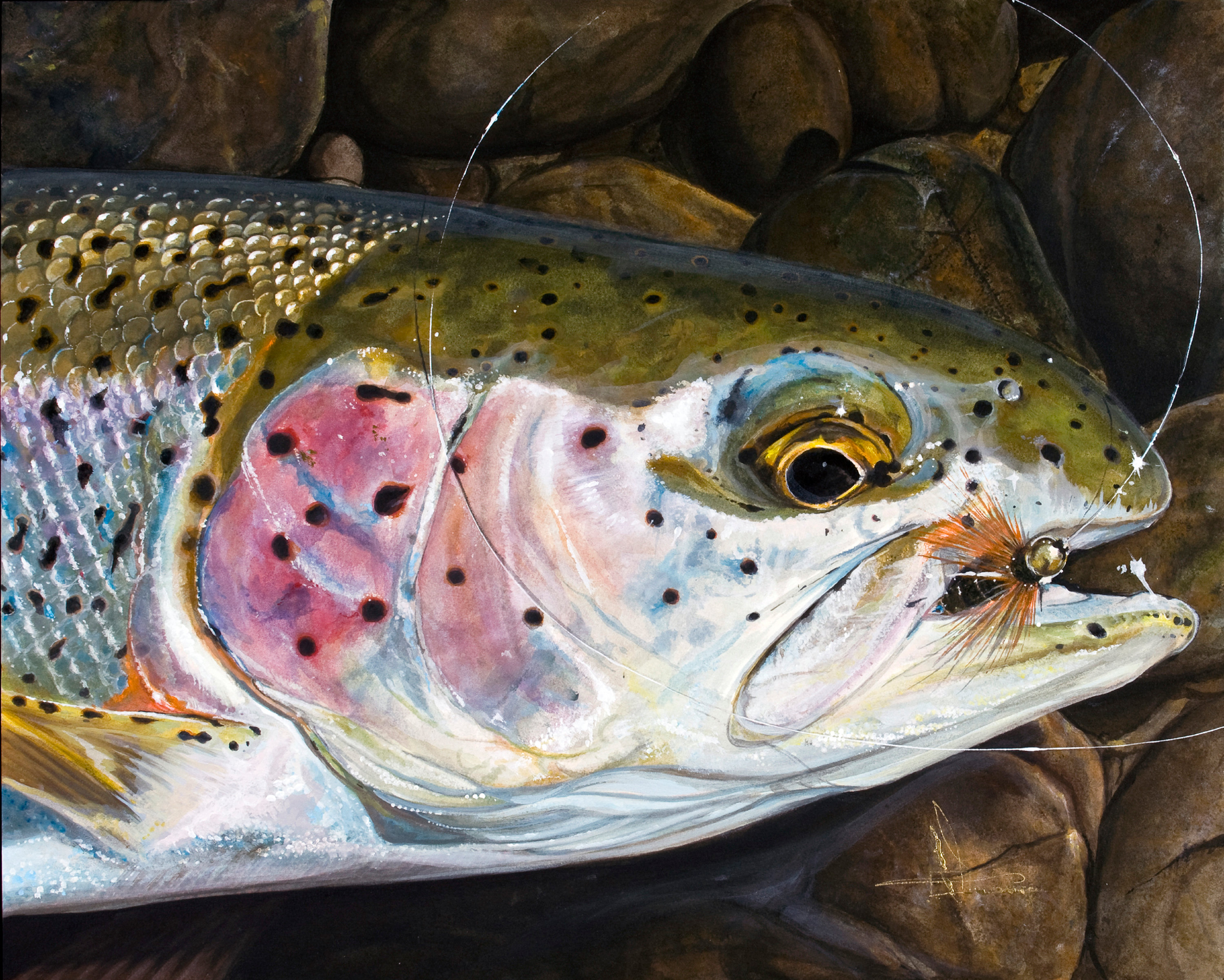 "Fall Steelhead" | dalton-art-studios