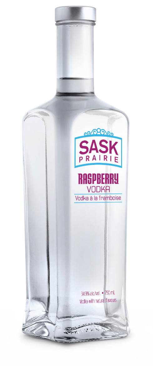 Sask Prairie Raspberry Vodka