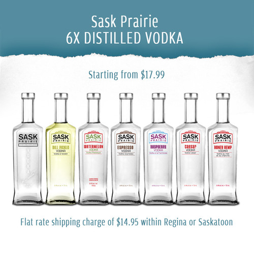 Sask Prairie 6X DISTILLED VODKA | Minhas-sask