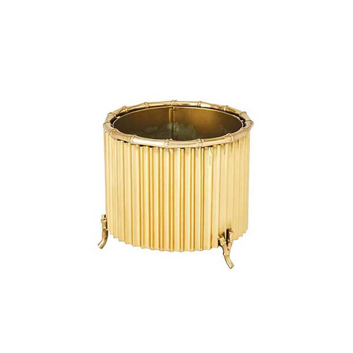 Corrugated Bamboo Cachepot