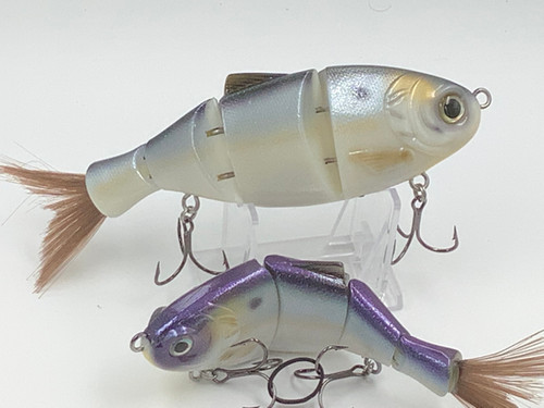 Color Shift blue sparkle shad | JIGSHACK