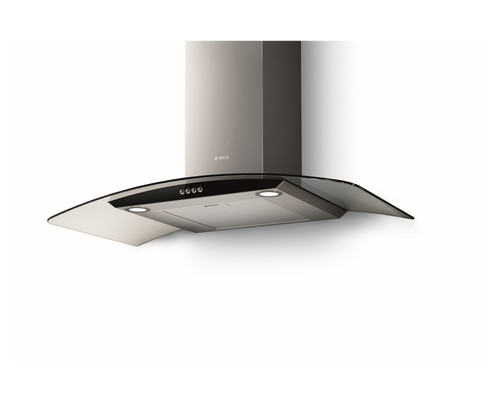 Extractor - ELICA - Iris - 90cm - Wall mounted - Stainless Steel/Black ...