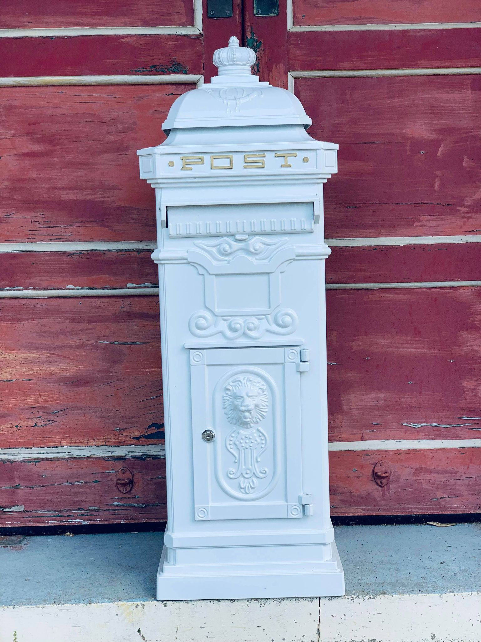 Post Box - White