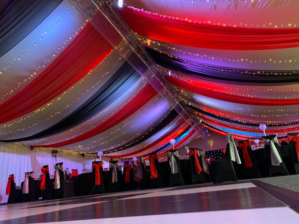 Ceiling Draping | Venue Draping | Epic Event Hire | Norfolk | England