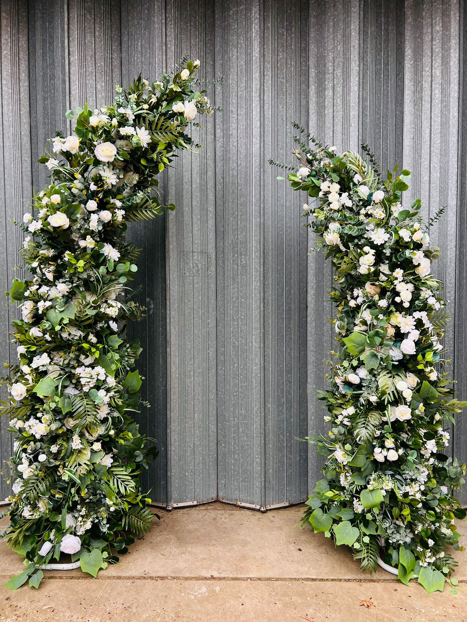 Deconstructed Floral Arch