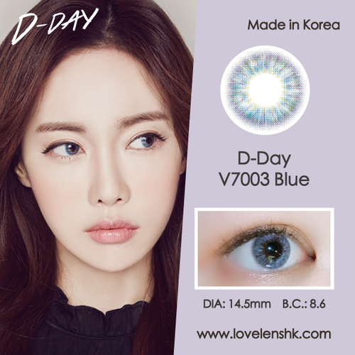 D-Day 7003 七色藍 月抛 | lovelenshk