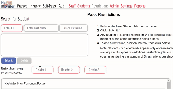 Hall Monitor | e Hall Monitor