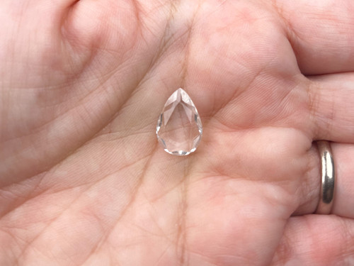 Quartz Portrait Cut Teardrop - 13.7 x 9.5mm | Luciditygemstones