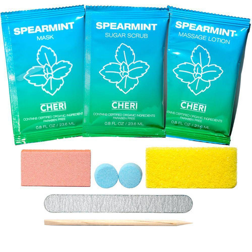 Cheri Spearmint 8-in-1 Pedicure Packs | pretty-woman