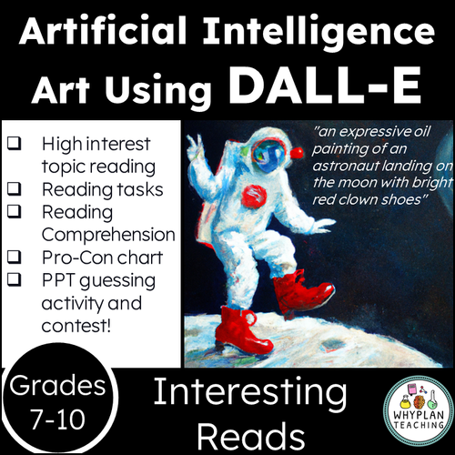 Middle School Reading Comprehension | DALL-E AI Art
