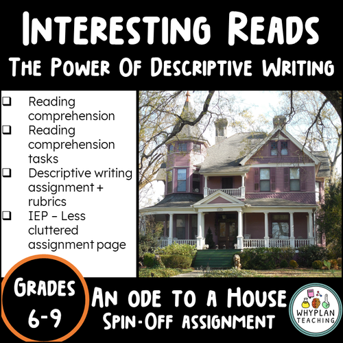Power of Descriptive Writing | Middle School Reading Comprehension