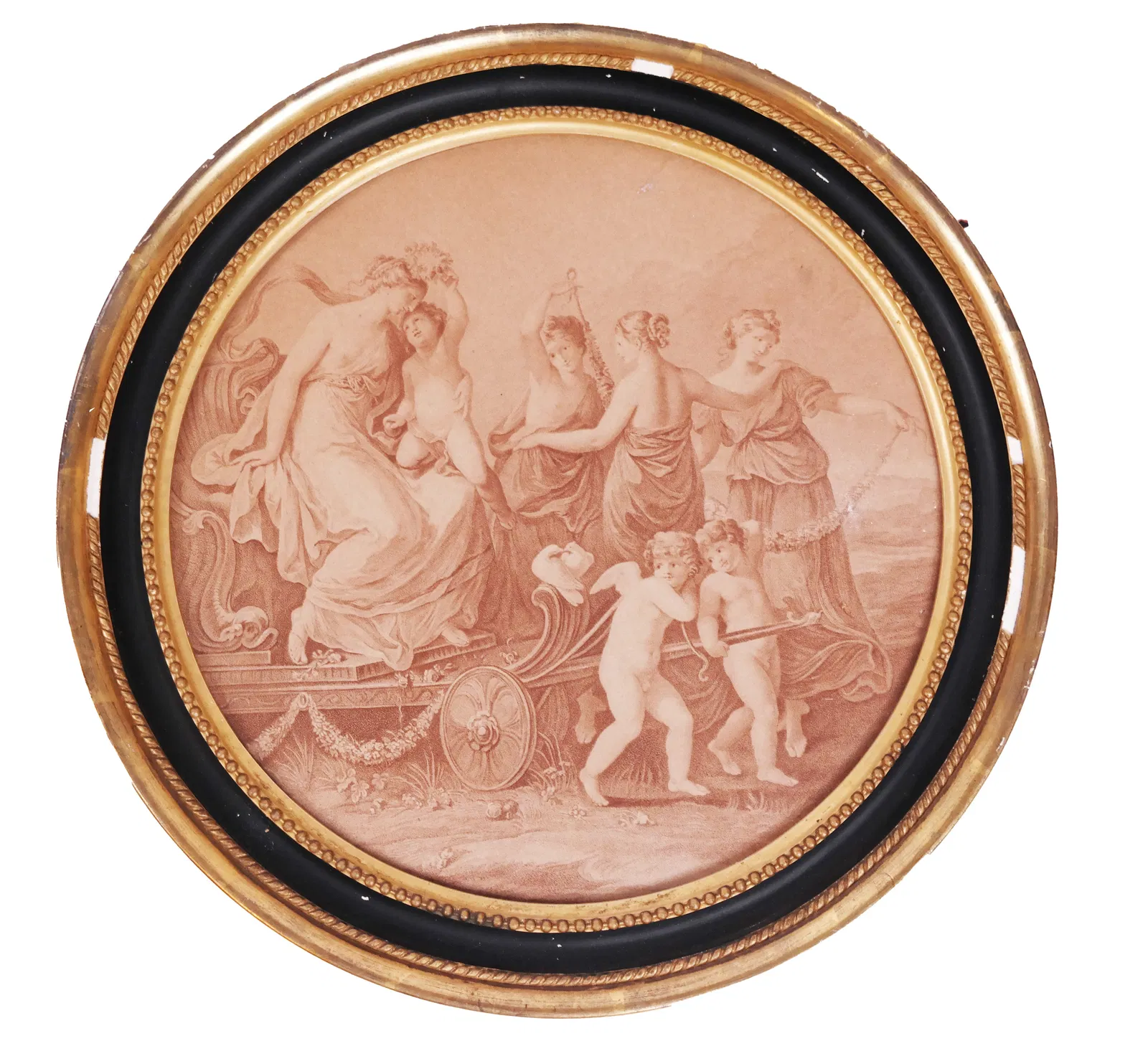 Trio of Reproduction Sepia Prints | Koch Antiques