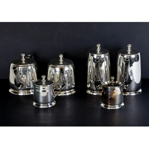 Silver Plate Modern Tea & Coffee Set | Koch Antiques