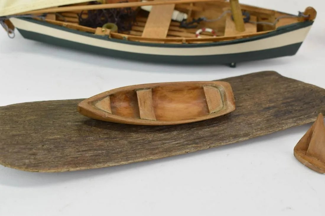 Two Vintage Nantucket Model Sailboats | Koch Antiques