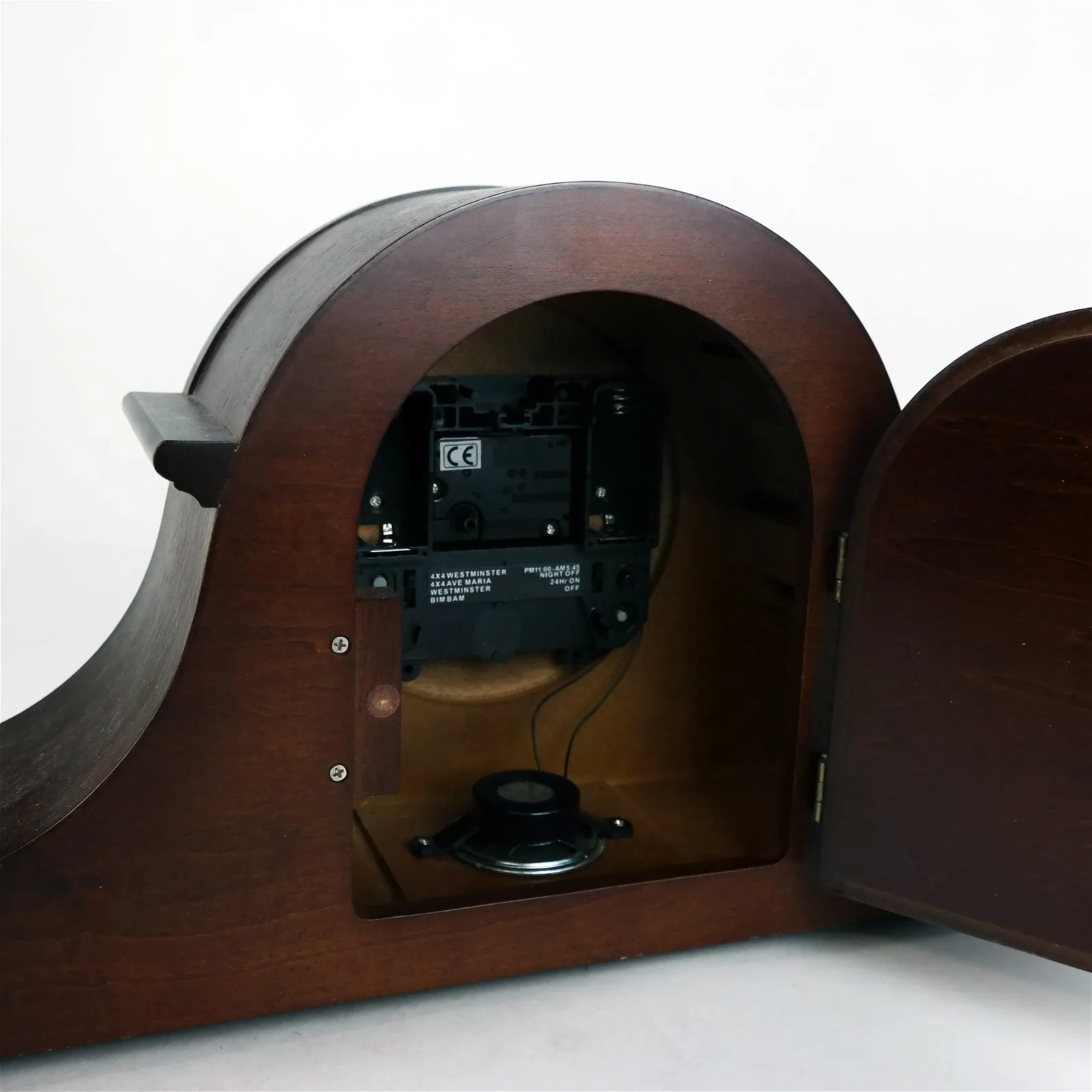 Mantel Faux Mahogany Clock | Koch Antiques