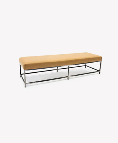 Decor & Furniture hire Yellow Rectangle Ottoman Bench | The Trove