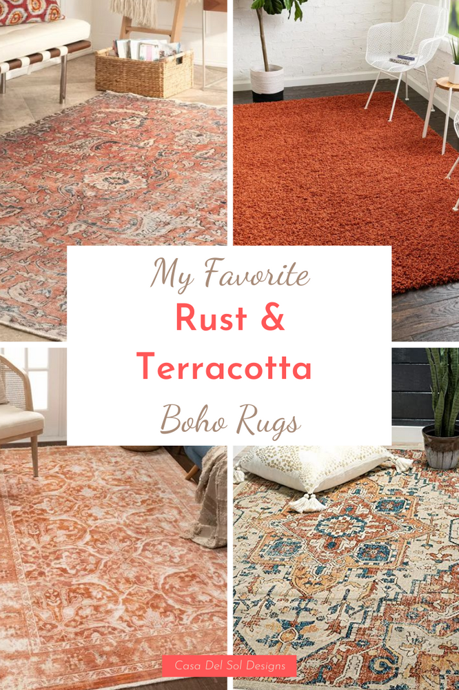 Rust & Terracotta Boho Rug Roundup
