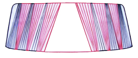 Vintage Soviet Rear Window Grille Curtain Louvres LADA 2101-2107 RIVA ...