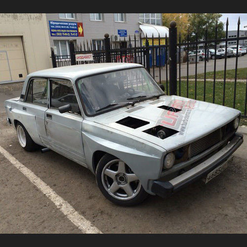 Fiberglass +70mm Front Wings Fenders Body Set Vihur VFTS LADA 2105 2107 ...