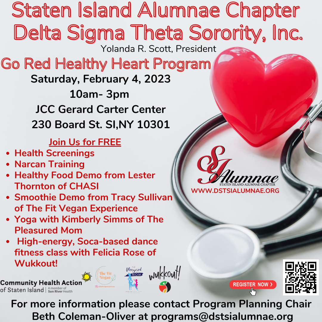 Go Red Healthy Heart Program | StatenIsland Alumnae