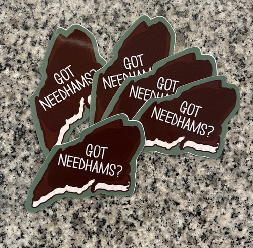 "Got Needhams?" State of Maine Sticker | Maine Needham Co.