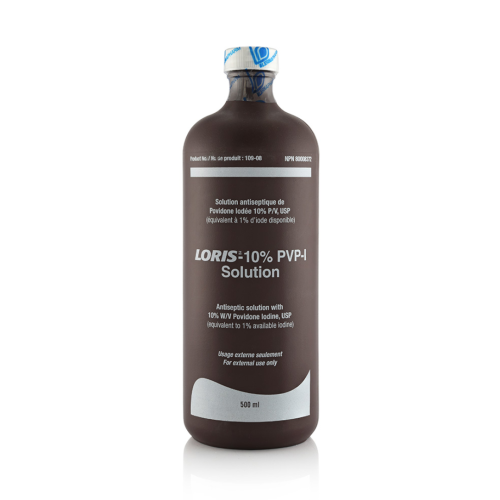 LORIS™ 10% PVP-I Solution - 500ml Bottle | August Home Medical Supplies