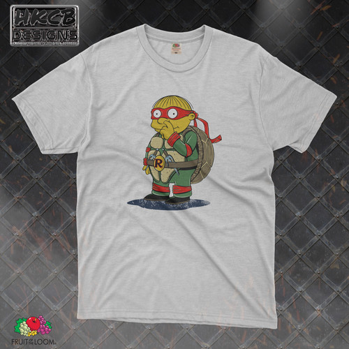 Simpsons, TMNT parody crossover | HKCB Designs