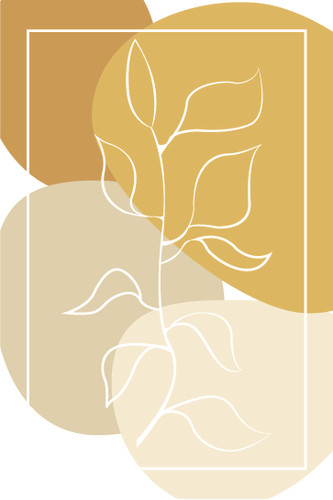 Autumn Minimalist Ochre | Phoenix GreetingCard