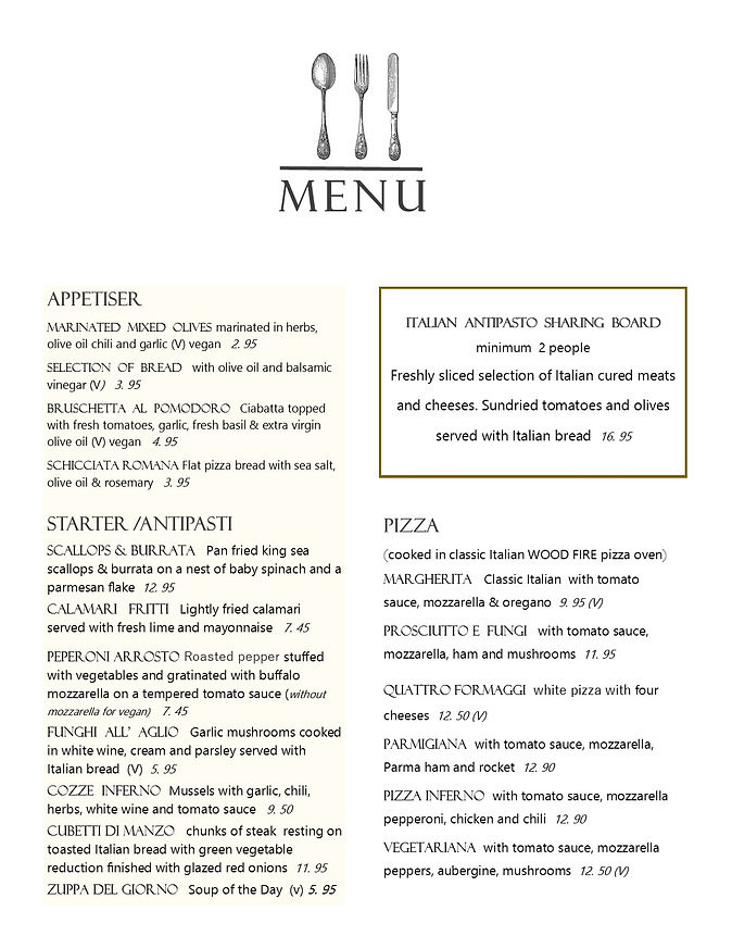 MENUS | inferno-restaurant