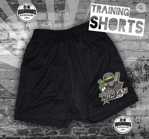 Knee High Ninjas Training Shorts (Junior) | warriorkickboxing18