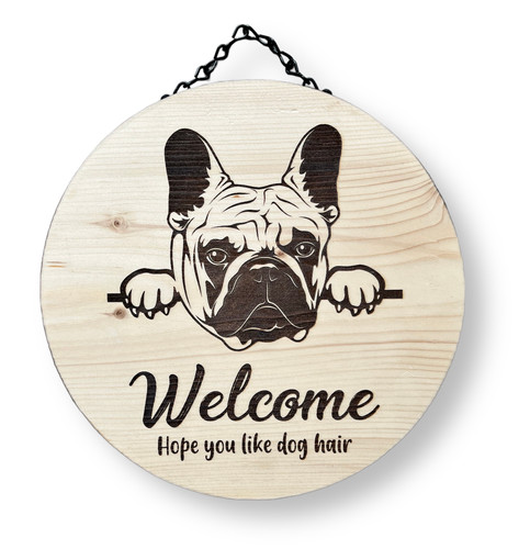 Frenchie Dog Circle | Three Seeds Shop