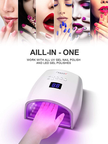 LAMPARA UV/LED RECARGABLE RECHARGABLE NAIL LAMP 48W | Outlet China PR