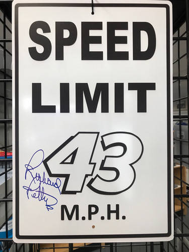 Metal Speed Limit 43 Sign | Pettymuseum