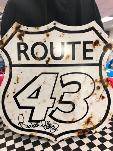 Large Route 43 Metal Sign | Pettymuseum