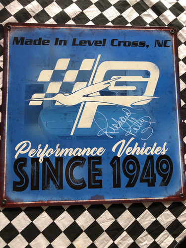 Distressed Performance Vehicles Since 1949 Metal Sign | Pettymuseum