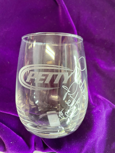 Petty Logo Stemless Wine Glass | Pettymuseum