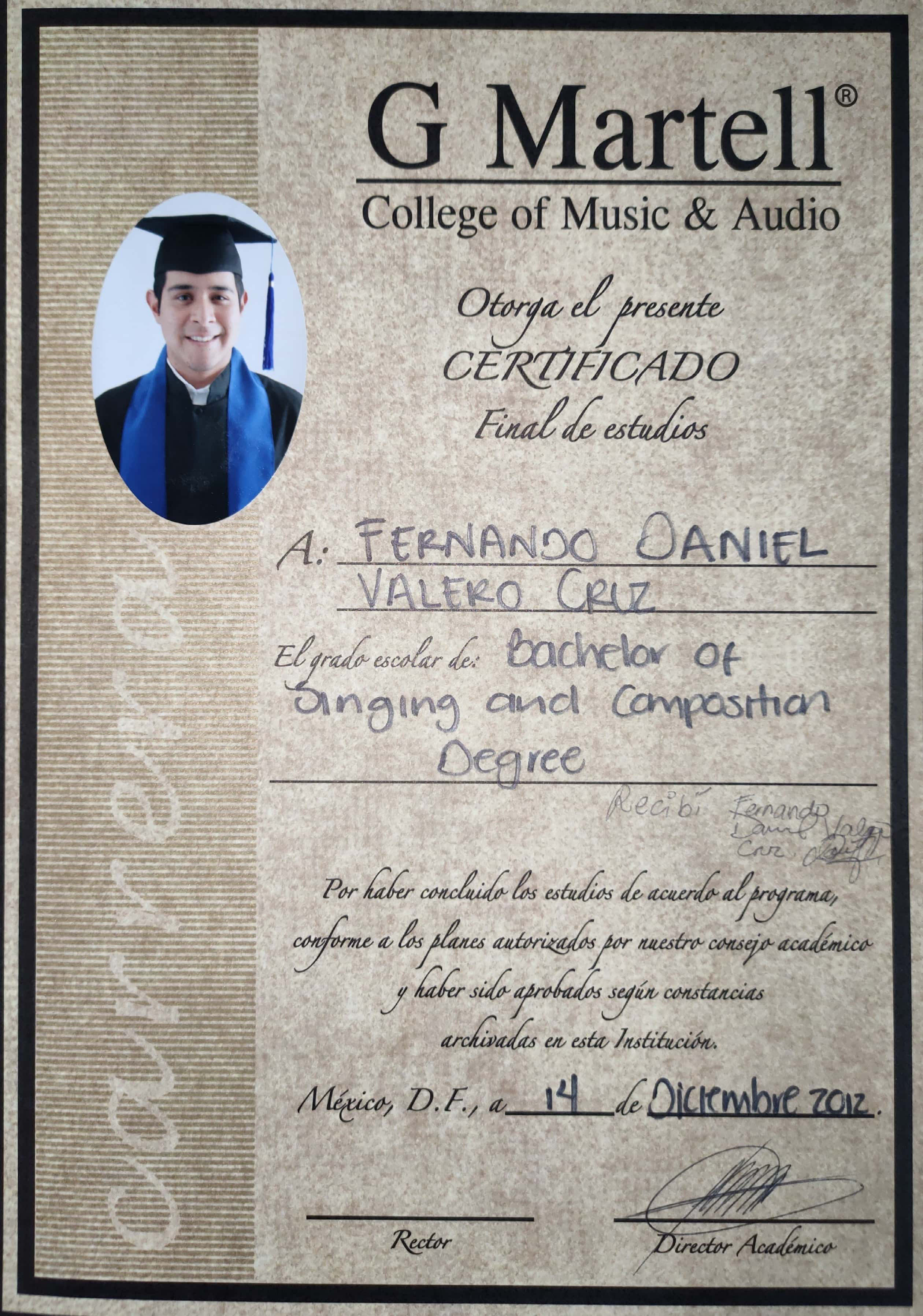 Fernando Daniel Valero Cruz