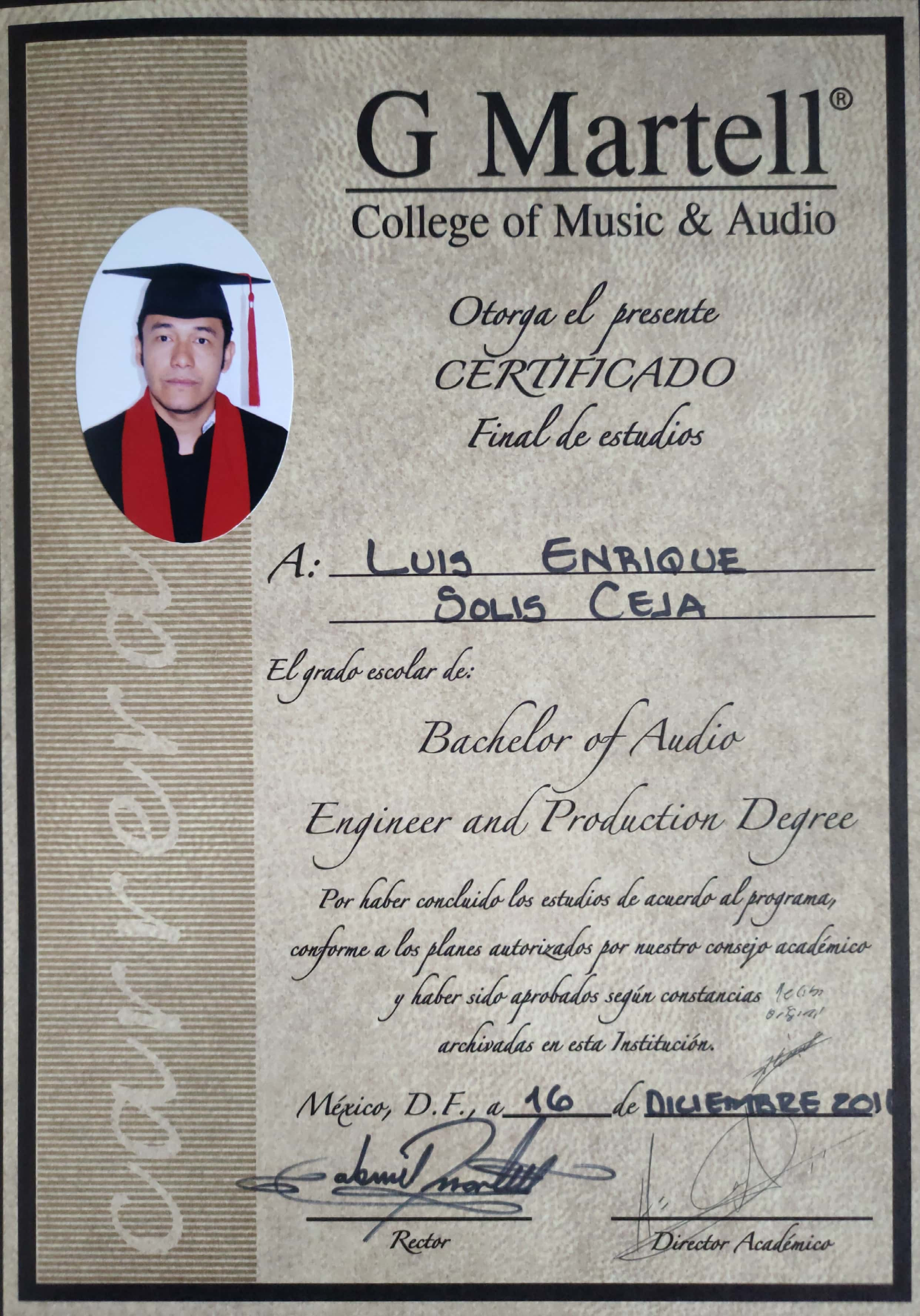 Luis Enrique Solis Ceja