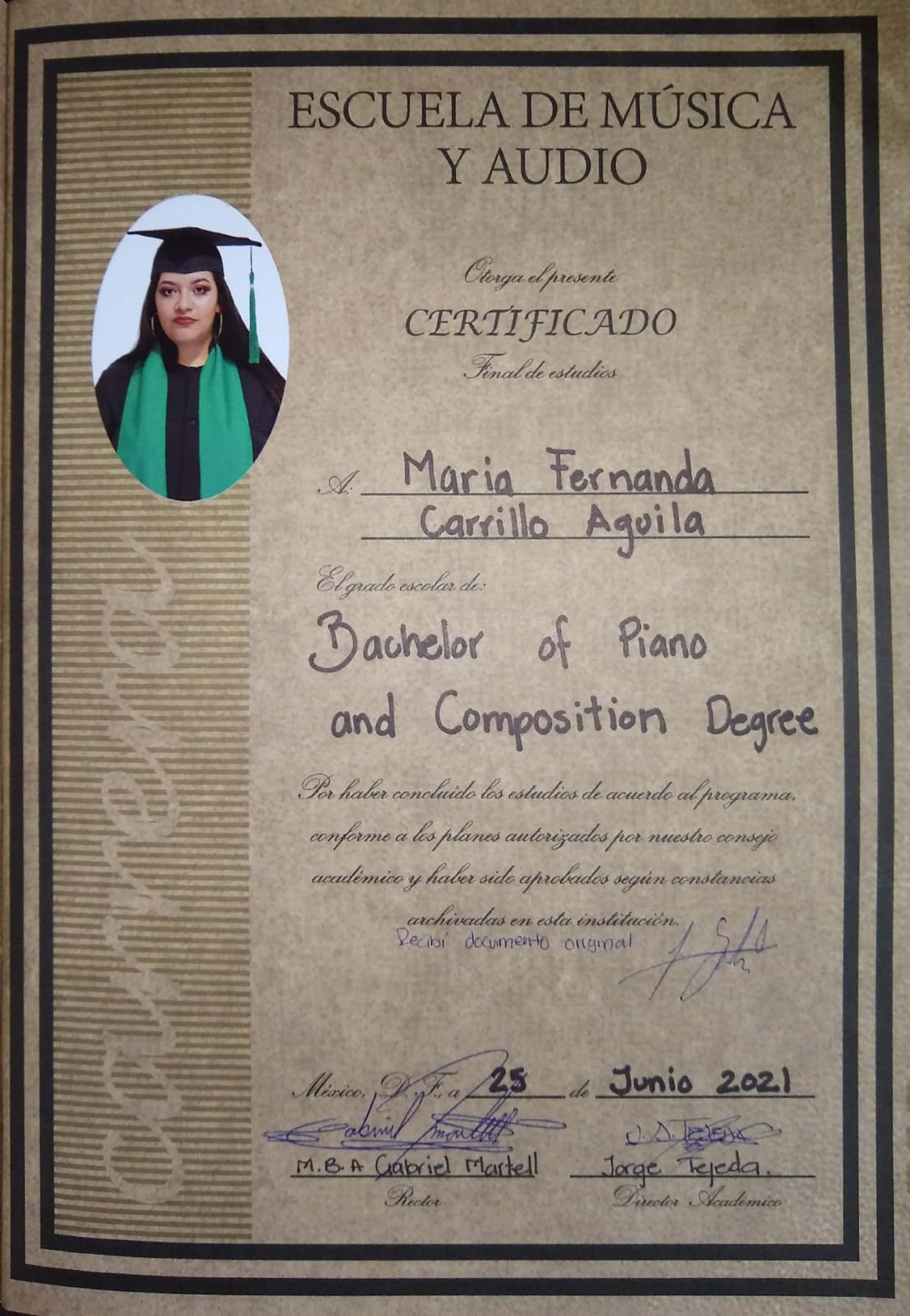 Maria Fernanda Carrillo Aguila