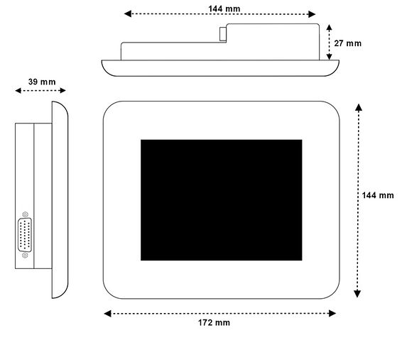 Visio-3 Touchscreen Monitor Specification | Critical-Environments