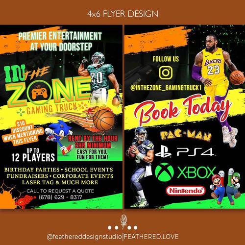 4x6 Flyer Design | Feathered Design